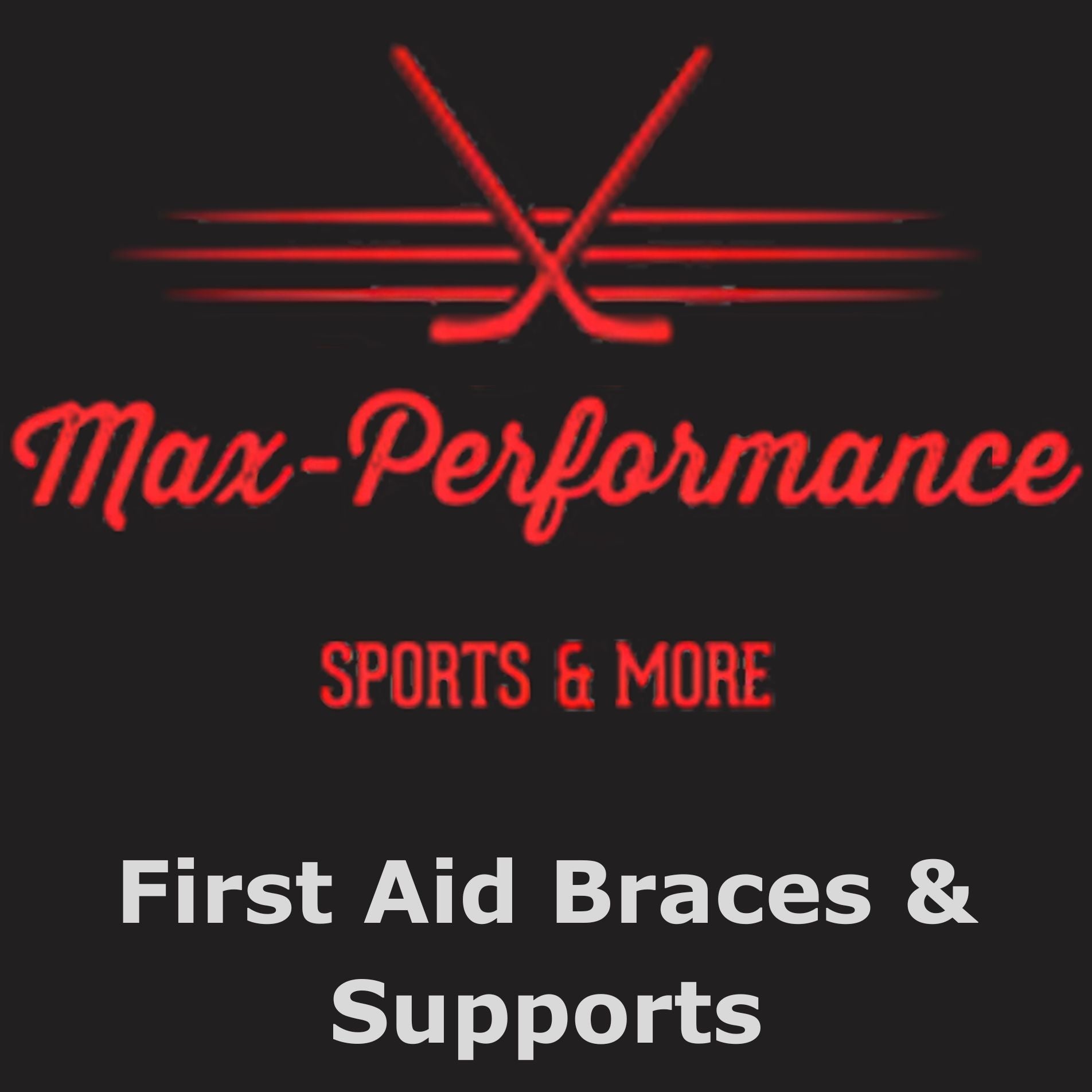 First Aid Braces & Supports – Max Performance Sports