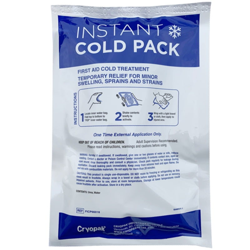 Cryopak Instant Cold Pack – Max Performance Sports