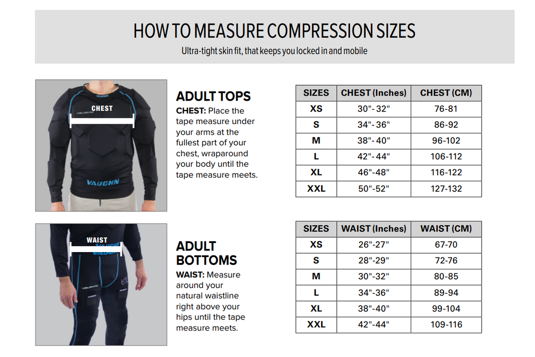 Vaughn Velocity V10 Padded Goalie Compression Shirt – Max Performance ...