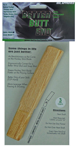 Better Butt End Hockey Stick Plug – Max Performance Sports