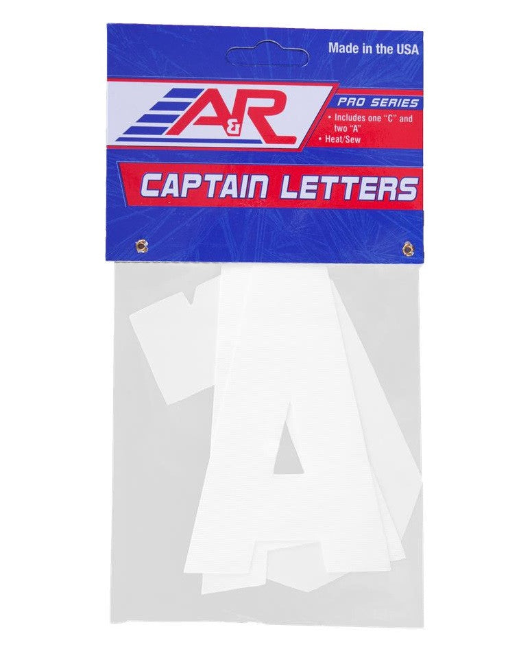 A&R Hockey Captain Letters – Max Performance Sports